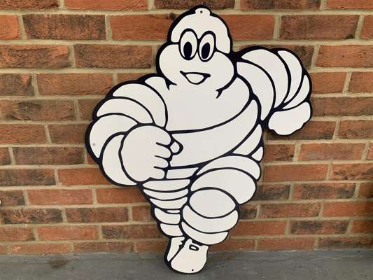Metal Michelin Running Man Sign | Saturday 5th & Sunday 6th November ...
