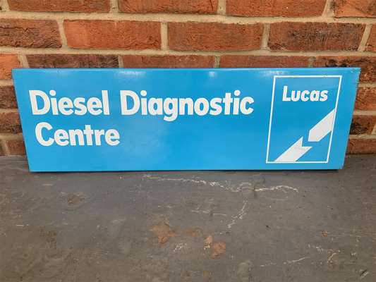 Metal Lucas Diesel Diagnostic Centre Sign | Saturday 5th & Sunday 6th ...