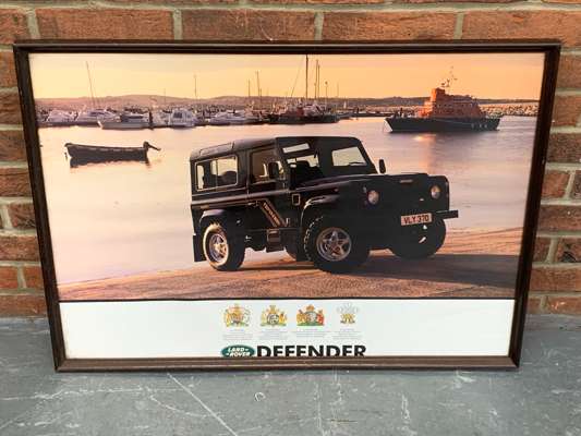 Framed Land Rover Defender Poster | Saturday 5th & Sunday 6th November ...