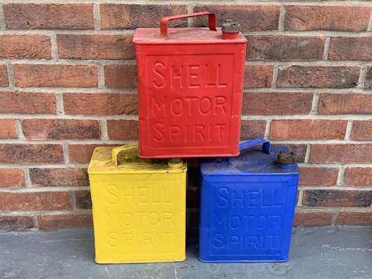 Three 2 Gallon Shell Fuel Cans | Saturday 5th & Sunday 6th November ...