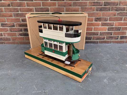 Cased Scratch Built Model Of 1905 London Tram | Saturday 5th & Sunday ...