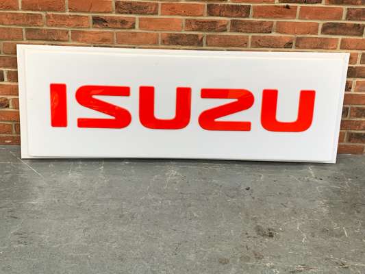 Large Perspex ISUZU Dealership Sign | Saturday 5th & Sunday 6th ...
