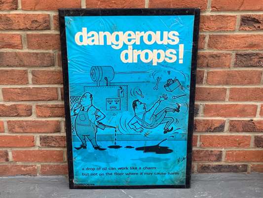 Metal Backed Poster “Dangerous Drops” | Saturday 5th & Sunday 6th ...