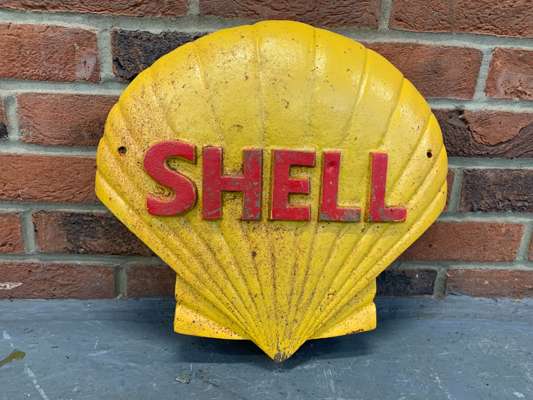Cast Iron Shell Sign | Saturday 28th & Sunday 29th January Automobilia ...
