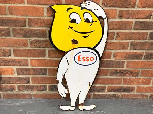 Enamel Esso Mr Drip Sign | Saturday 28th & Sunday 29th January ...