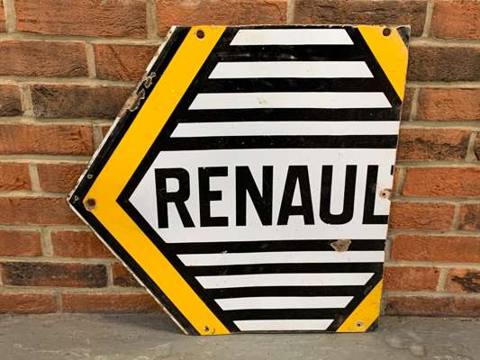 Enamel Part Renault Sign | Saturday 28th & Sunday 29th January ...