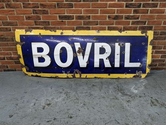 Large Original Enamel Bovril Sign | Saturday 28th & Sunday 29th January ...