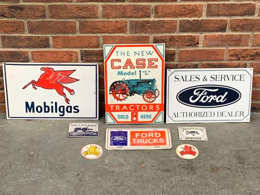 Four Tin Signs and Four Enamel Signs (8) | Saturday 28th & Sunday 29th ...