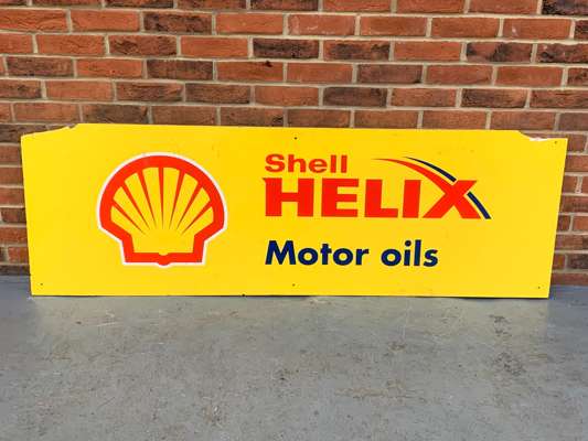 Plastic Shell Helix Motor Oils Sign | Saturday 1st & Sunday 2nd April ...