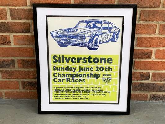 Original Silverstone Poster From 20th June | Saturday 1st & Sunday 2nd ...