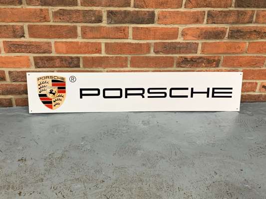 Metal Porsche Sign | Saturday 1st & Sunday 2nd April Automobilia ...