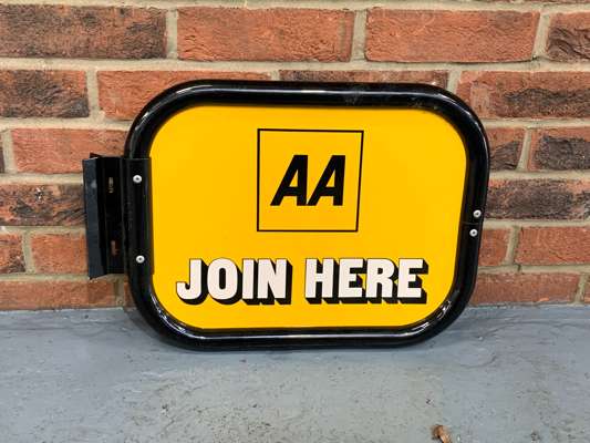 Aluminium Double Sided Flanged AA Join Here Sign | Saturday 1st ...