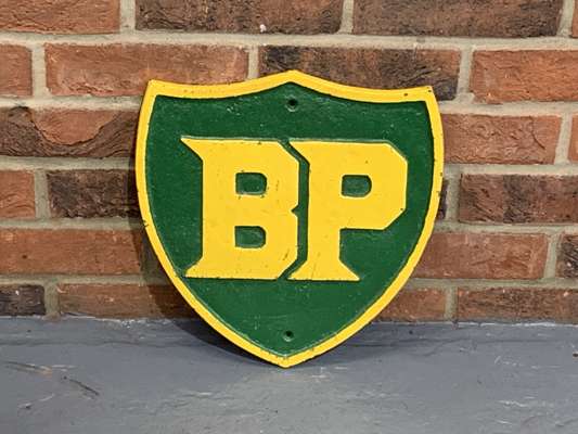 Cast Iron BP Emblem Sign | Saturday 1st & Sunday 2nd April Automobilia ...