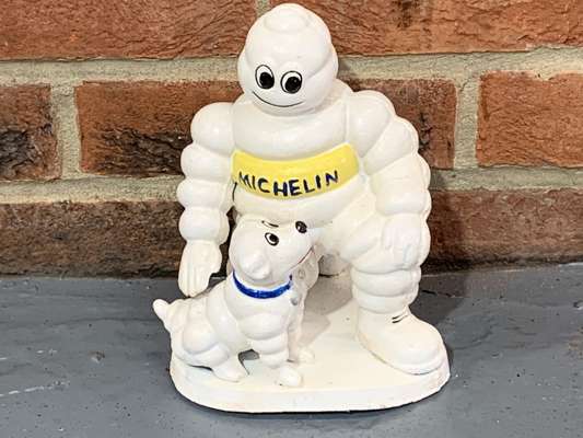 Cast Iron Novelty Michelin Man and His Dog | Saturday 1st & Sunday 2nd ...