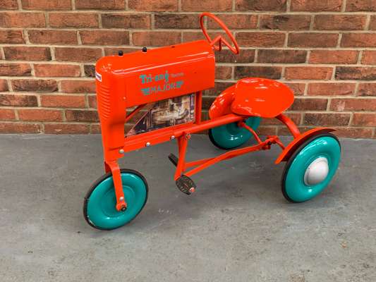 Tin Plate Childs Pedal Tri-Ang Major Tractor | Saturday 1st & Sunday ...