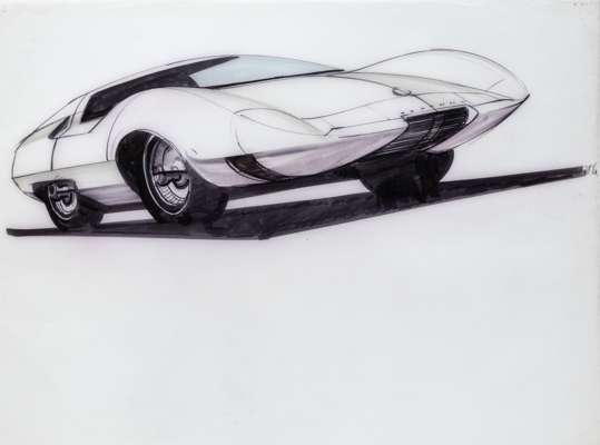 1967 Ford Bearcat Project Front End #4 | Original Concept Artworks ...