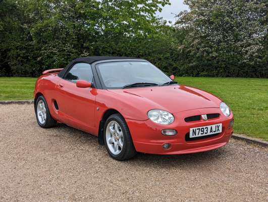 1995 MGF 1.8 | Saturday 10th & Sunday 11th June | Anglia Car Auctions