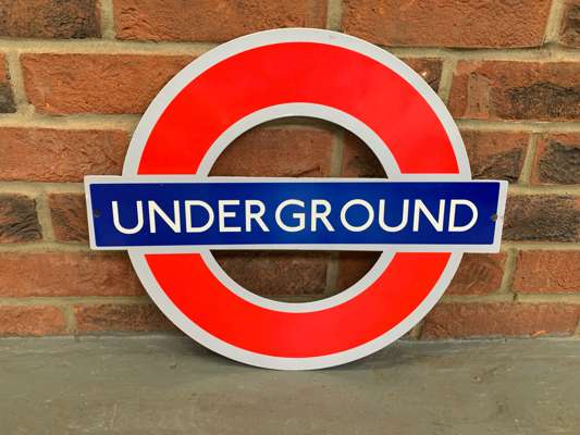 Metal Underground Sign | Saturday 10th & Sunday 11th June Automobilia ...