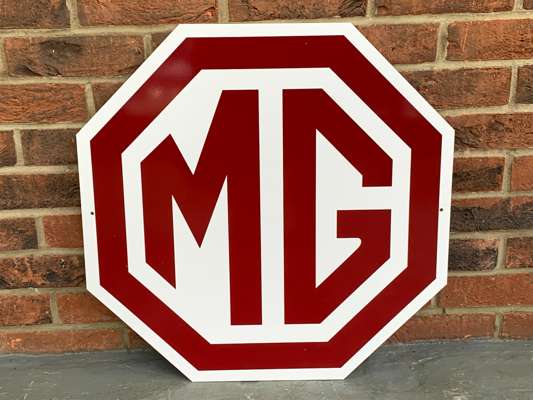 MG Emblem Perspex Sign | Saturday 10th & Sunday 11th June Automobilia ...