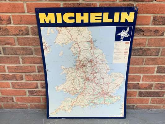 1980's Tin Michelin Map Sign | Saturday 10th & Sunday 11th June ...