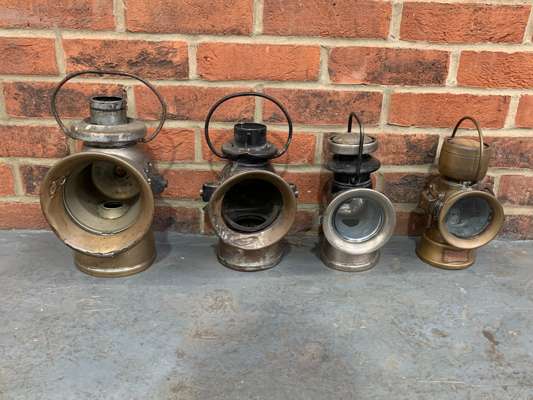 Four Vintage Car Lamps | Saturday 10th & Sunday 11th June Automobilia ...