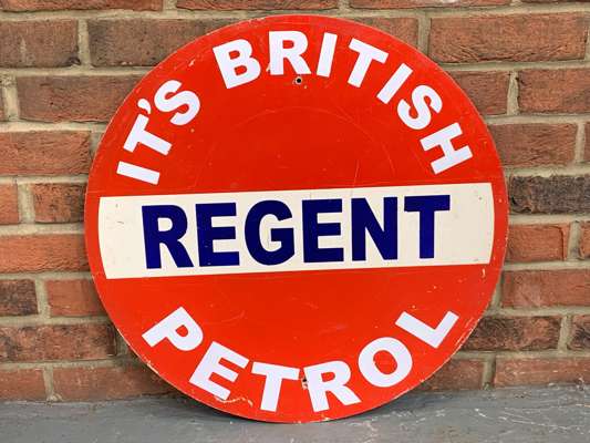 Aluminium Regent Style Petrol Sign | Saturday 10th & Sunday 11th June ...
