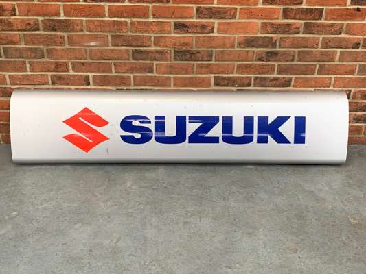 Large Metal Suzuki Dealership Sign | Saturday 10th & Sunday 11th June ...