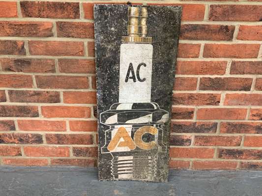 Aluminium AC Spark Plug Sign | Saturday 19th & Sunday 20th August ...