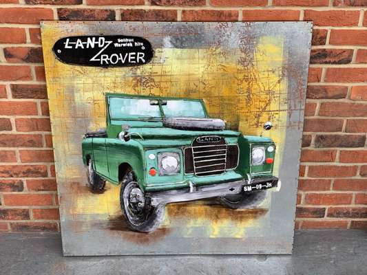 Modern Metal Land Rover Wall Art | Saturday 19th & Sunday 20th August ...
