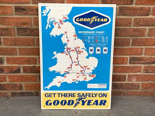 Goodyear Motorways Road Map Sign | Saturday 4th & Sunday 5th November ...