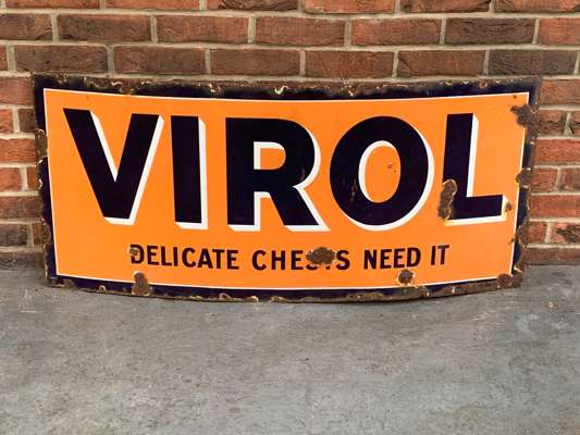 Virol “Delicate Chests Need It” Enamel Sign | Saturday 4th & Sunday 5th ...