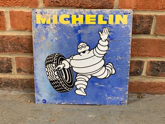 Small Aluminium Michelin Running Man Sign | Saturday 4th & Sunday 5th ...