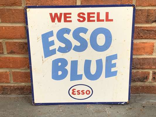 We Sell Esso Blue Metal Sign | Saturday 4th & Sunday 5th November ...