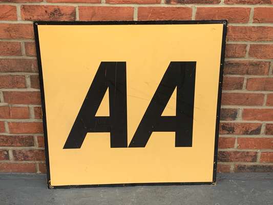 AA Aluminium Sign | Saturday 4th & Sunday 5th November Automobilia ...