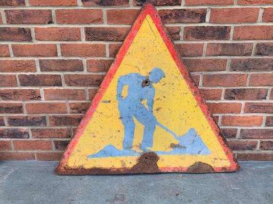 Metal Workman Road Sign | Saturday 4th & Sunday 5th November ...