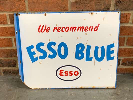 Esso Blue Enamel Flange Sign | Saturday 4th & Sunday 5th November ...