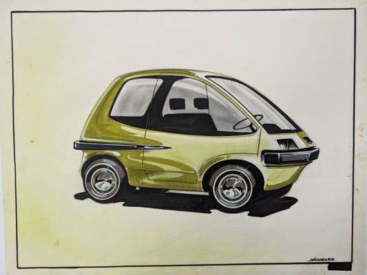 BMC City Car Proposal | Saturday 4th November Design drawings by John ...