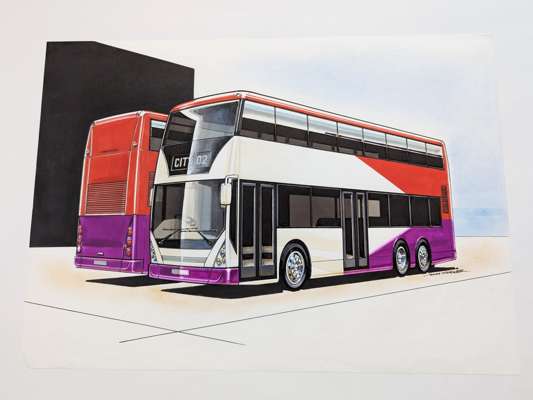 Singapore Bus Service Transit Double Decker Design Concept | Saturday ...