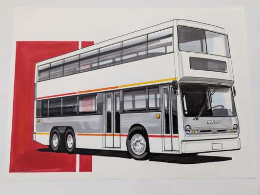MAN Double Decker Bus Concept | Saturday 4th November Design drawings ...