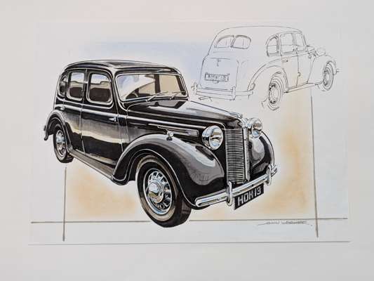 1947 Austin 10 | Saturday 4th November Design drawings by John Worker ...