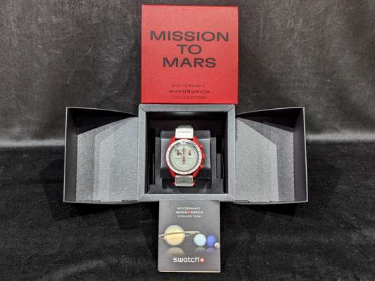 Omega Swatch “Mission to Mars” men's watch | Saturday 2nd December ...
