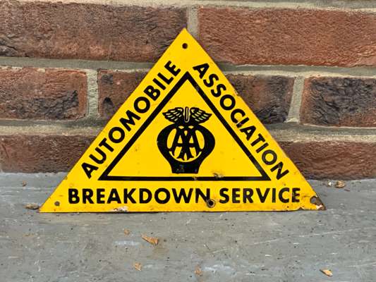 Small AA Breakdown Service Made Sign | Saturday 27th & Sunday 28th ...