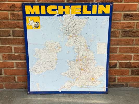 Tin Michelin Map Sign | Saturday 27th & Sunday 28th January Automobilia ...