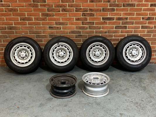 Set Five Mercedes Alloy Wheels 185/70 R14 | Saturday 27th & Sunday 28th ...