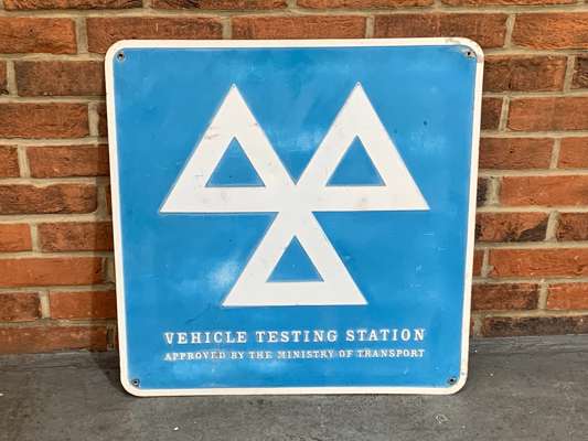 Vehicle Testing Station Sign | Saturday 27th & Sunday 28th January ...