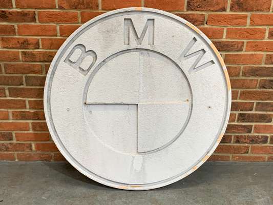 Large BMW Wooden Emblem Sign | Saturday 27th & Sunday 28th January ...