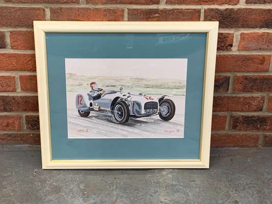 Framed Andy Danks Watercolour of a Lotus 6 | Saturday 27th & Sunday ...
