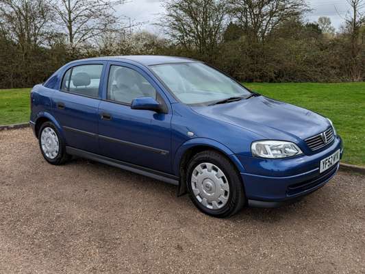 2002 VAUXHALL ASTRA CLUB 1.6 8V | Sat 6th & Sun 7th April | Anglia Car ...