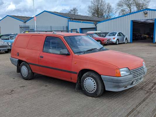1988 BEDFORD ASTRA VAN ONE OWNER | Sat 6th & Sun 7th April | Anglia Car ...