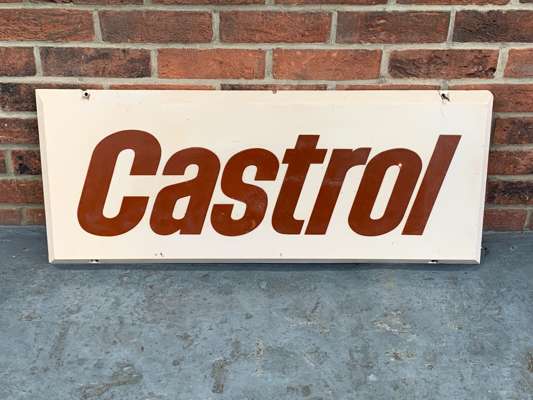 Castrol Fibreglass Sign | 6th & 7th April Automobilia | Anglia Car Auctions